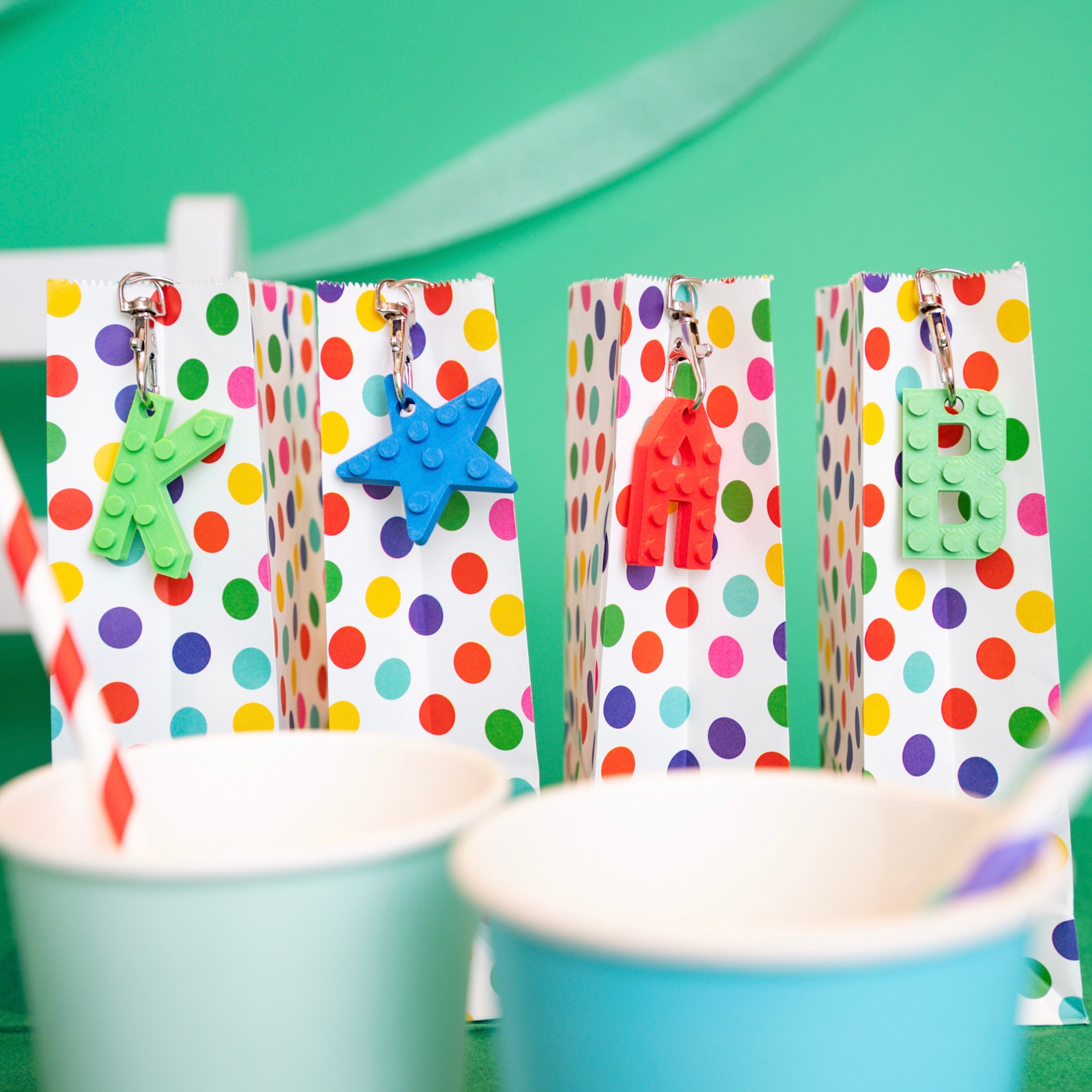 Building Brick Birthday Collection for Fans of Lego – Made Happy Gifts