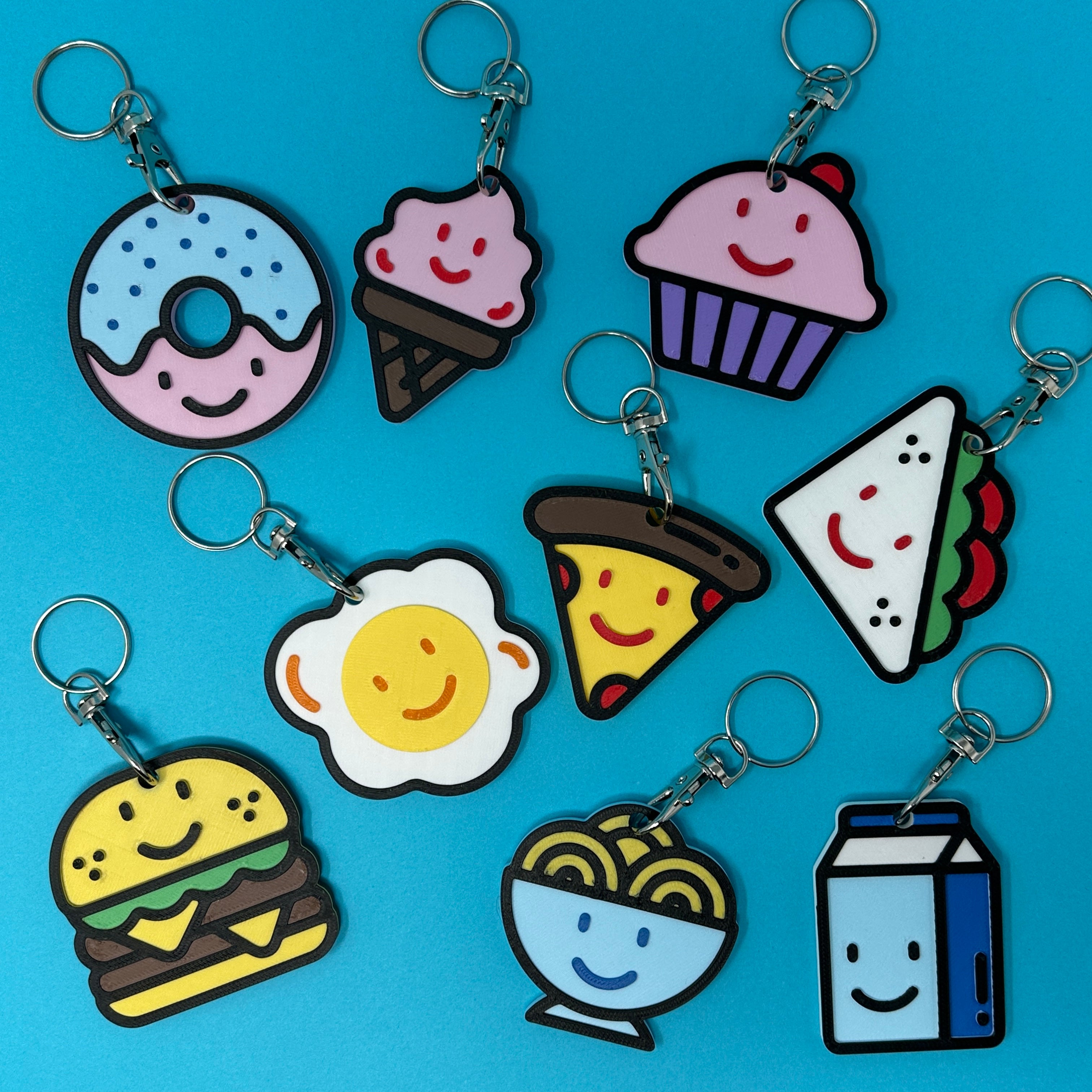 Kawaii Style Keyrings – Made Happy Gifts