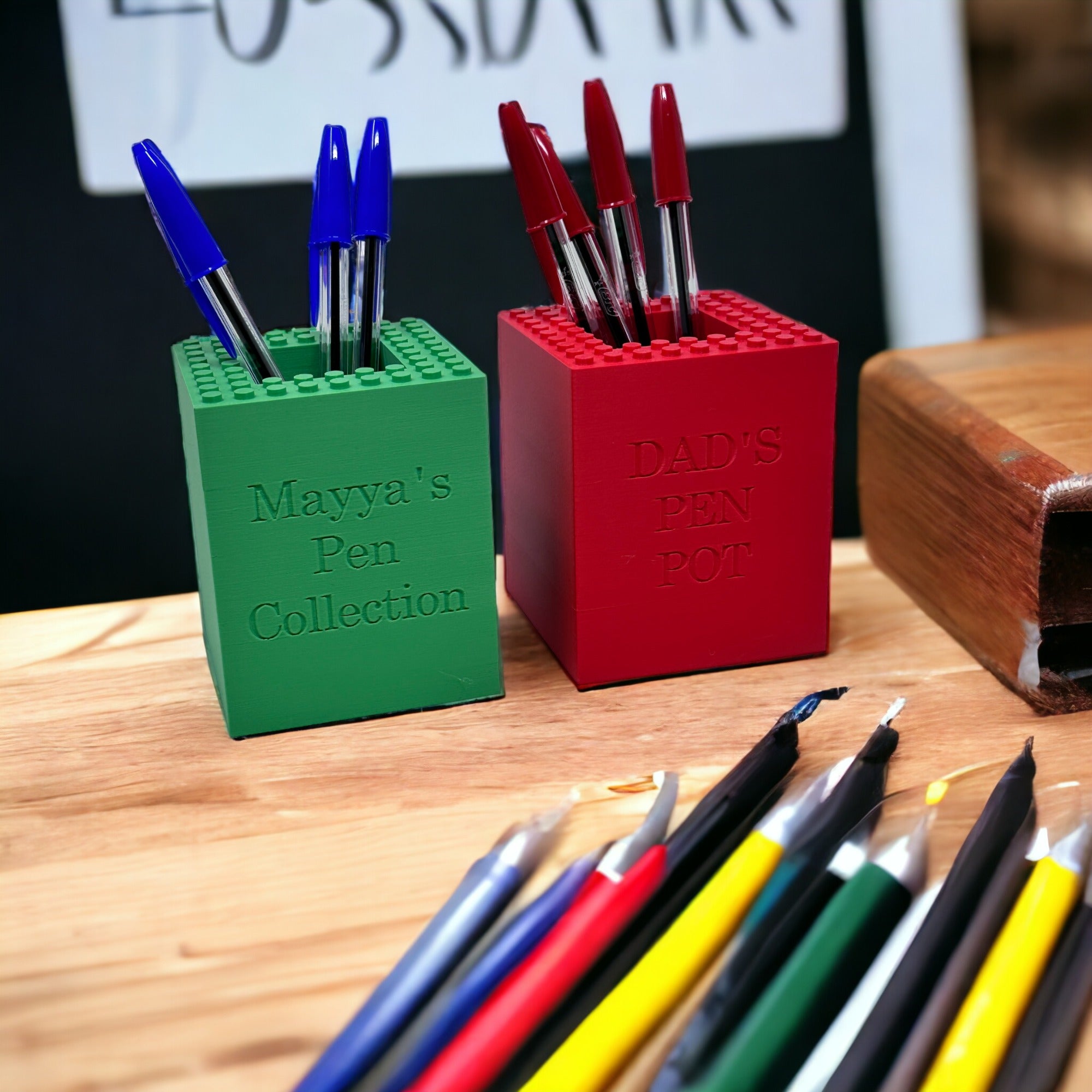Personalised Pen pot – Made Happy Gifts