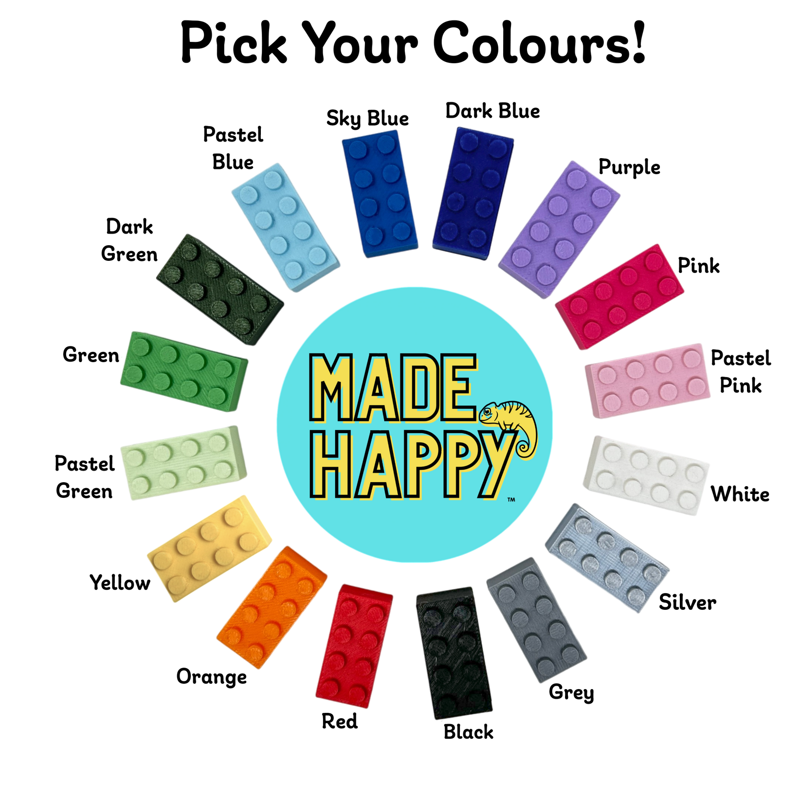 Cake Brick Compatible Numbers – Made Happy Gifts