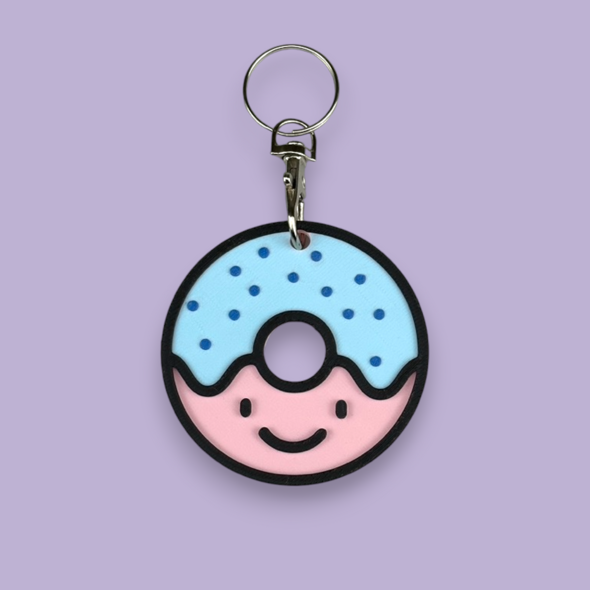Kawaii Style Doughnut Keyring – Made Happy Gifts