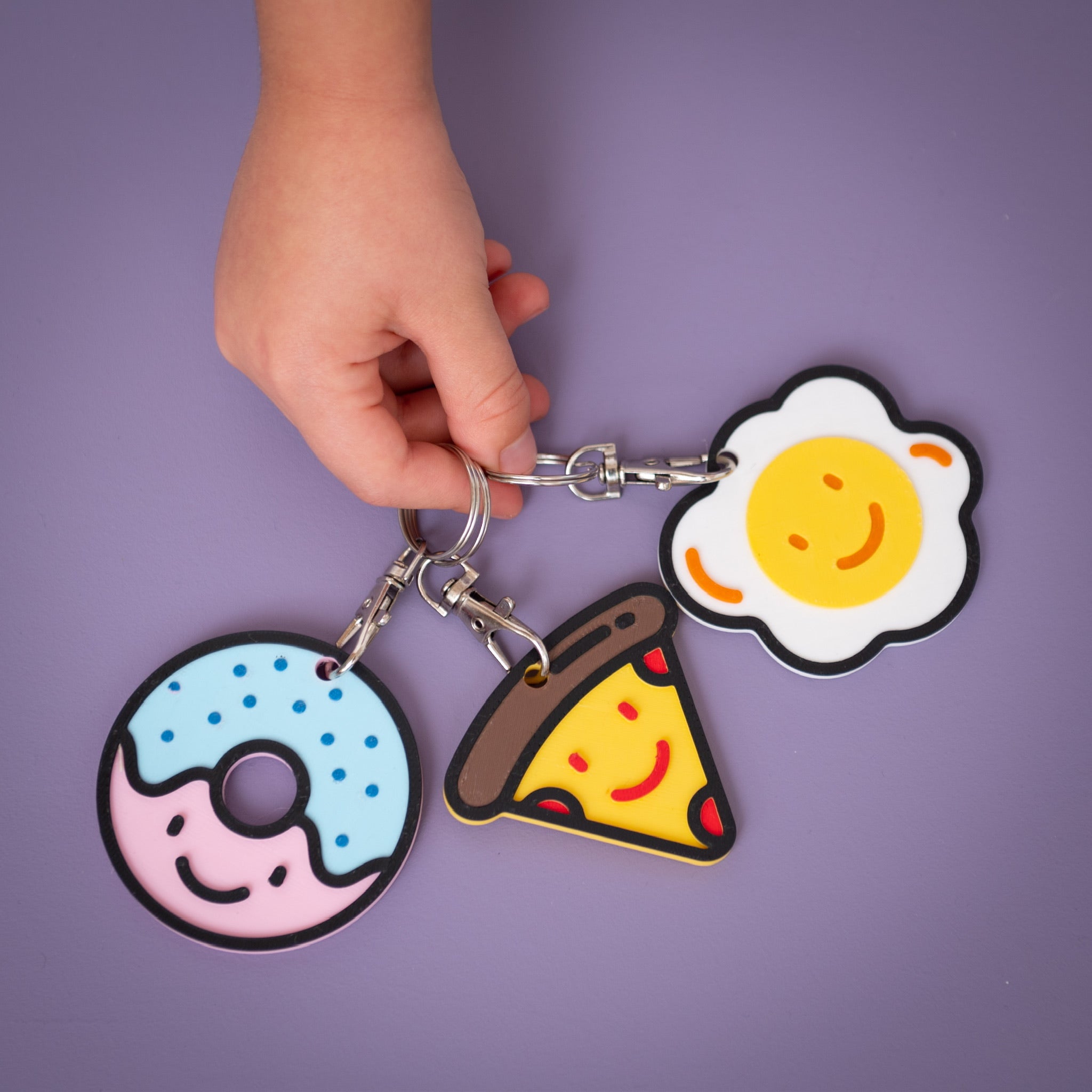 Kawaii Style Doughnut Keyring – Made Happy Gifts