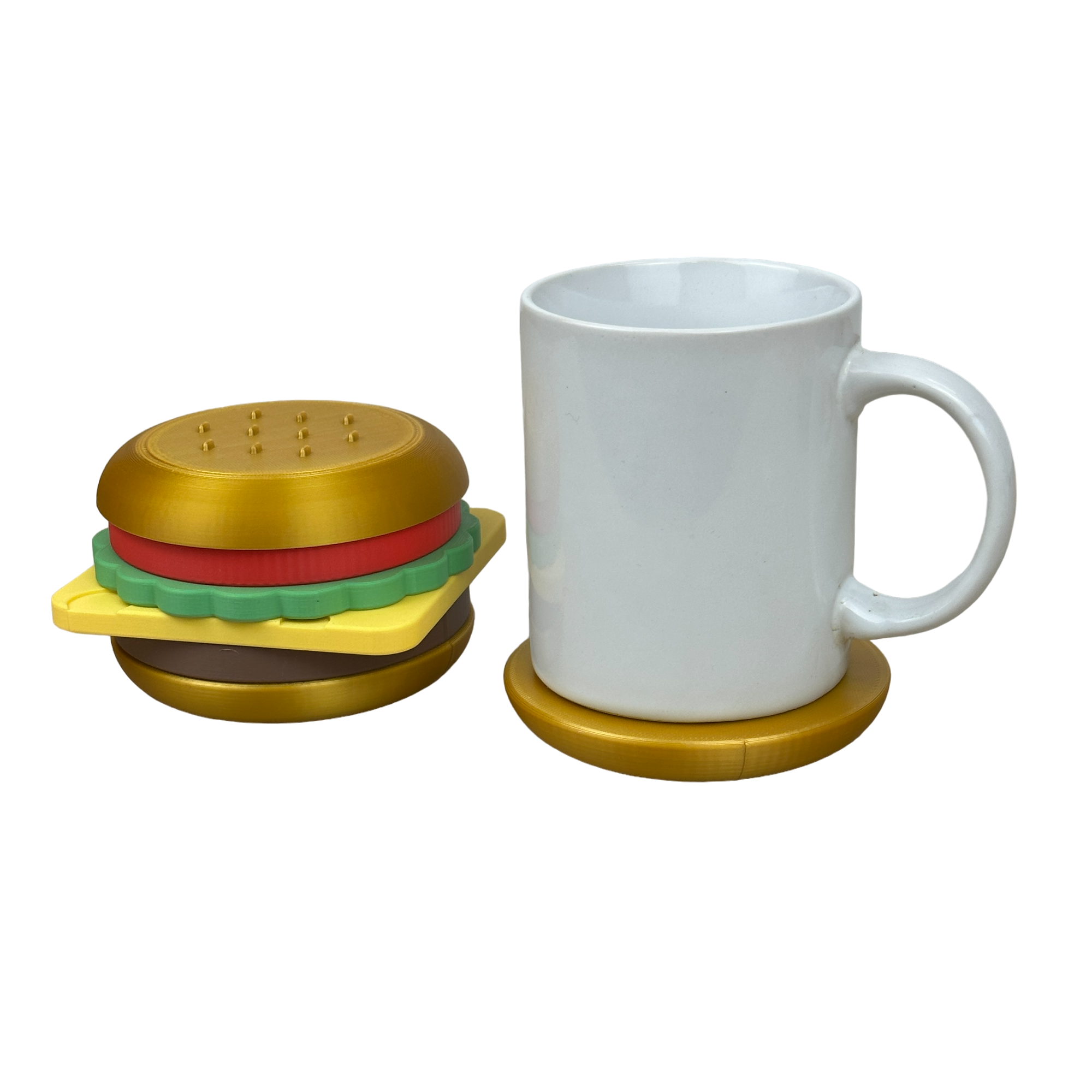 Chill & Grill Burger Coaster Set – Made Happy Gifts