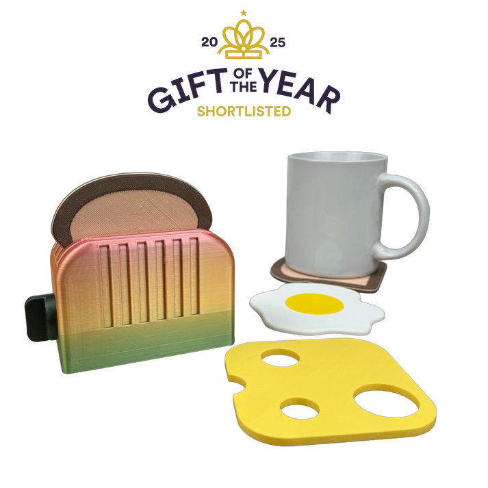 Toasty To Go Toaster Coaster Set – Made Happy Gifts