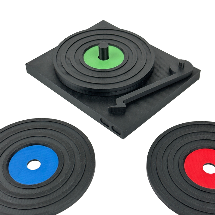 Disc Station Record Player Coaster Set – Made Happy Gifts