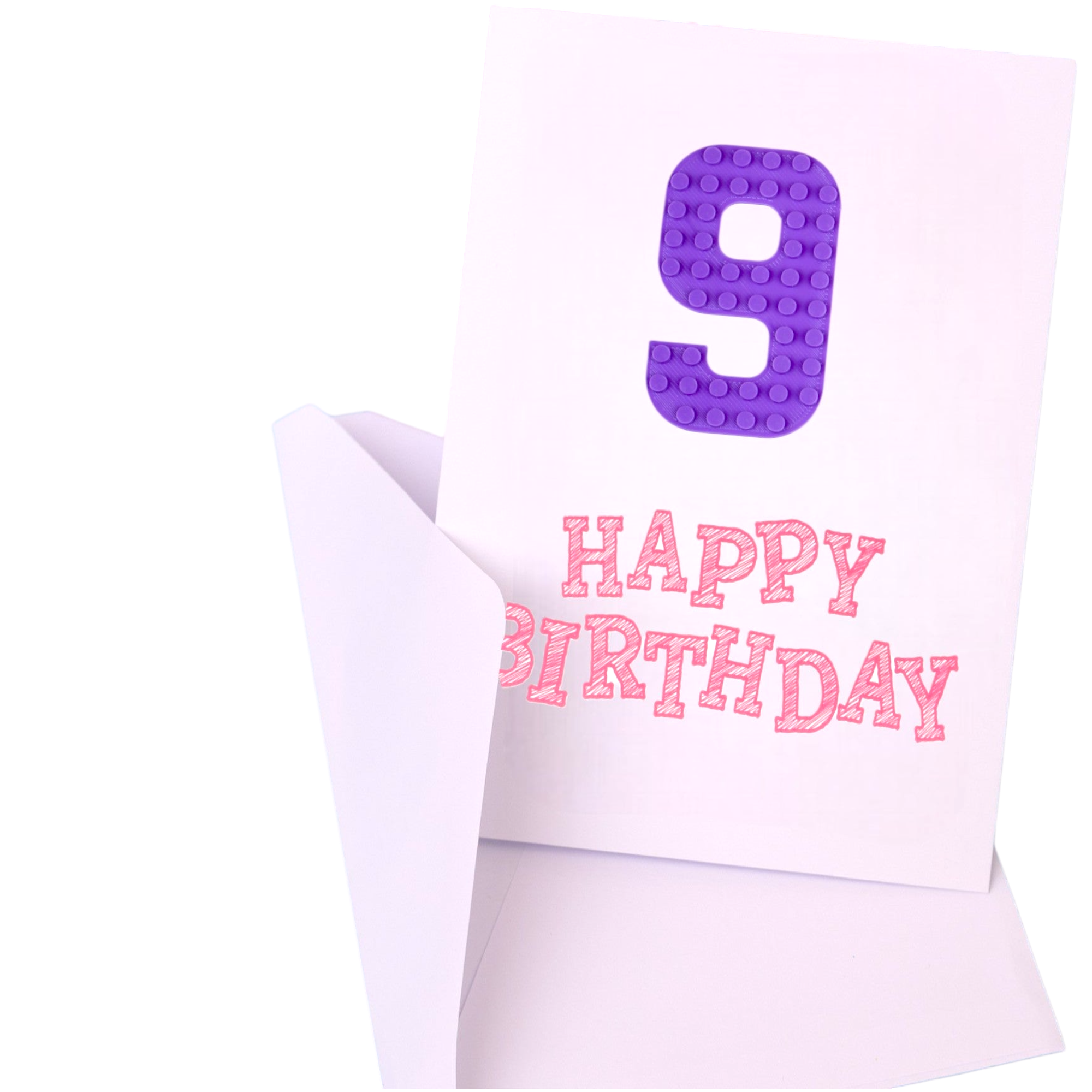 Birthday Card - Pink Scribble – Made Happy Gifts