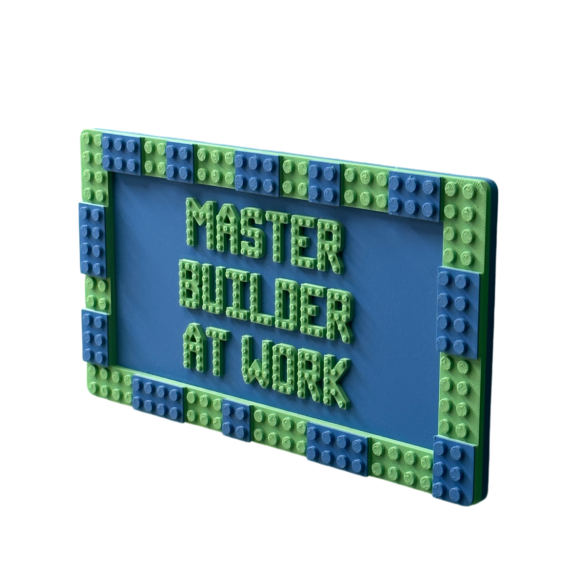 Master Builder At Work - Brick Compatible Wall Sign – Made Happy Gifts