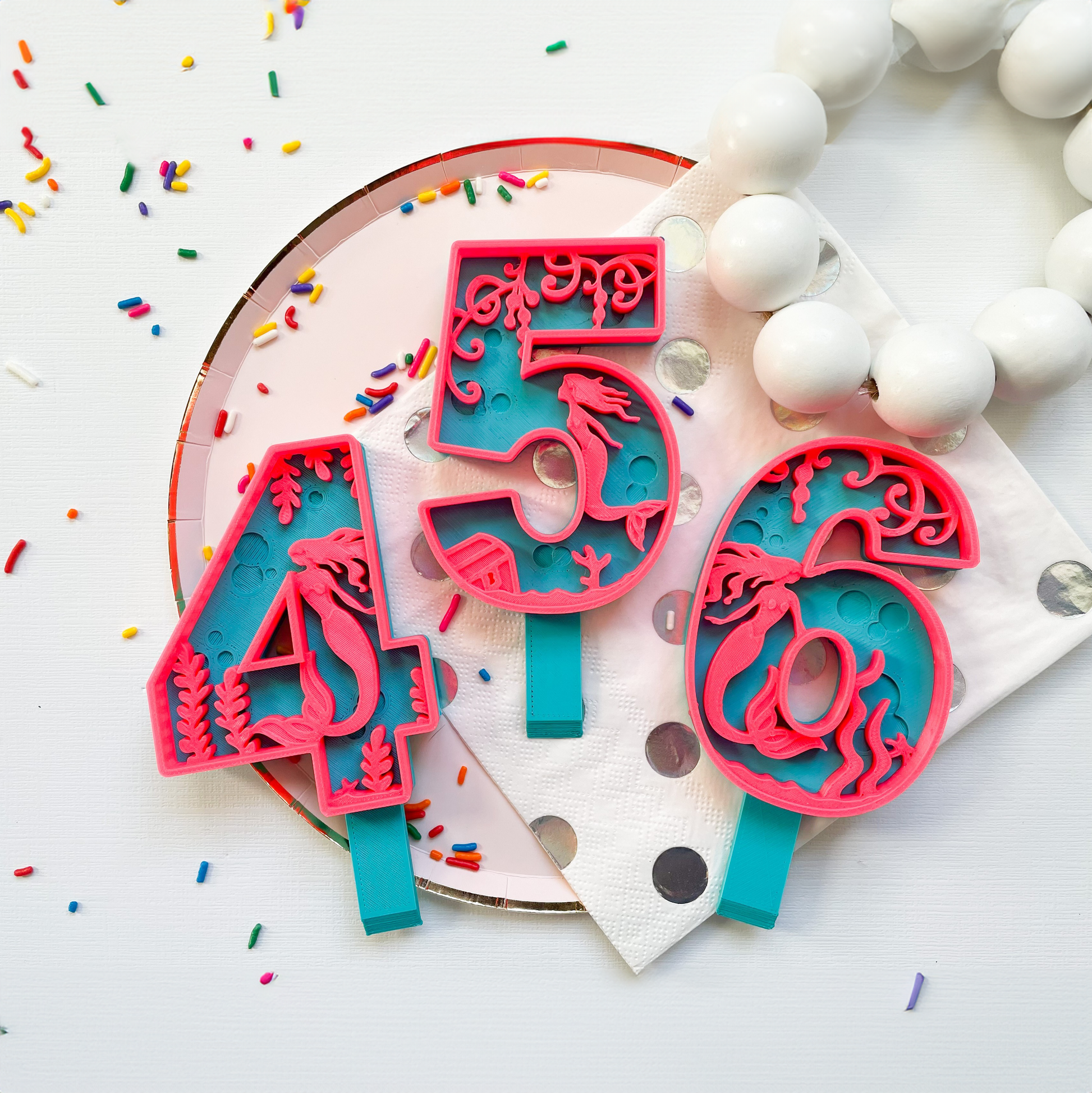 Mermaid Numbers – Made Happy Gifts