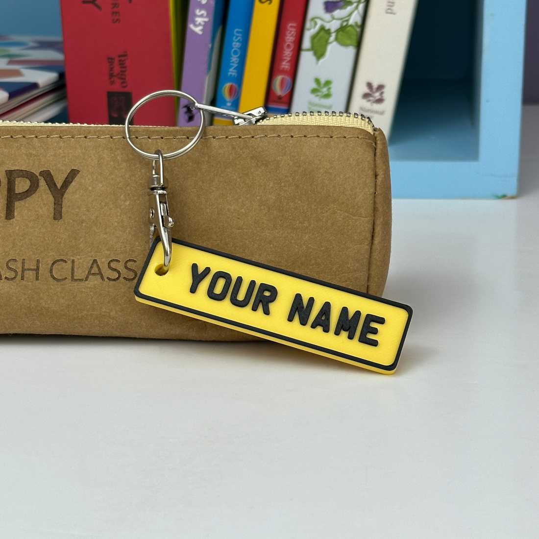 Personalised Number Plate Keyring – Made Happy Gifts