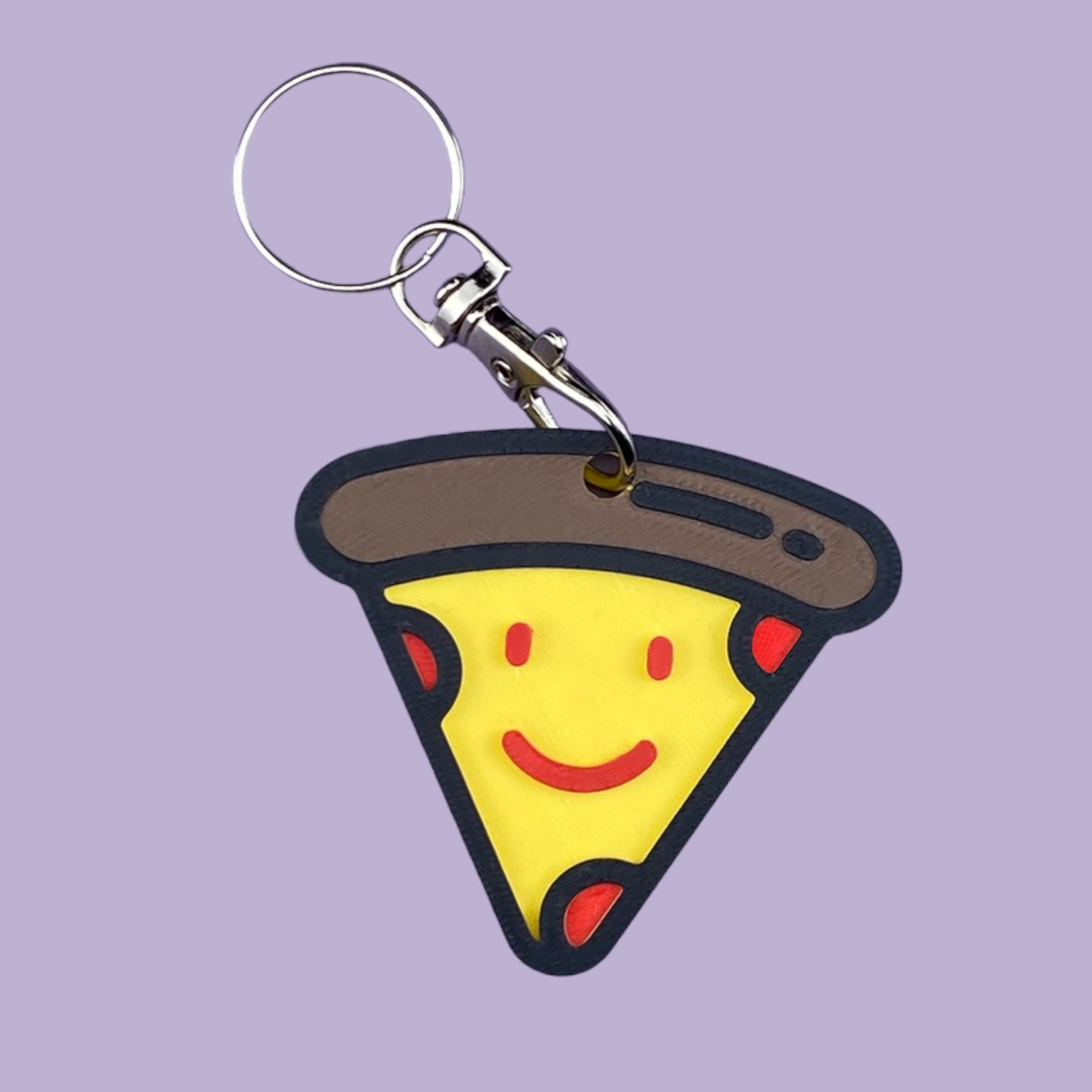 Kawaii Style Pizza Keyring – Made Happy Gifts