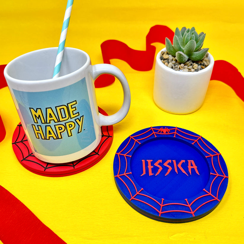 Spider Hero Style Coaster – Made Happy Gifts