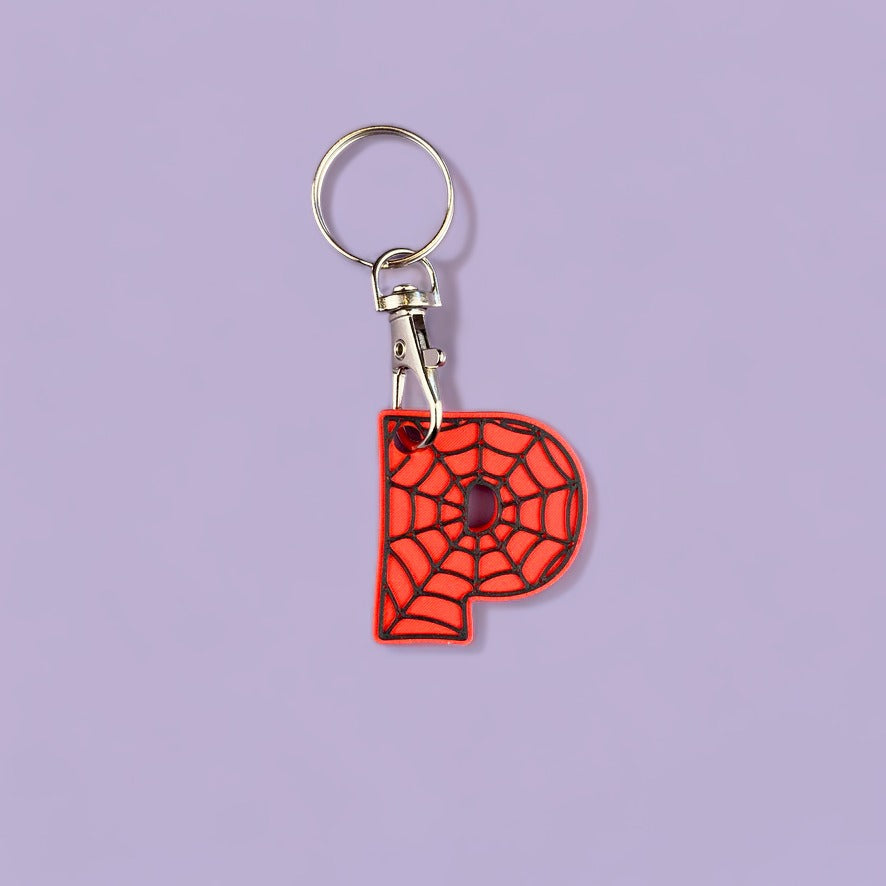 Eco-Friendly Spider Hero Style Keyrings - 3D Printed – Made Happy Gifts