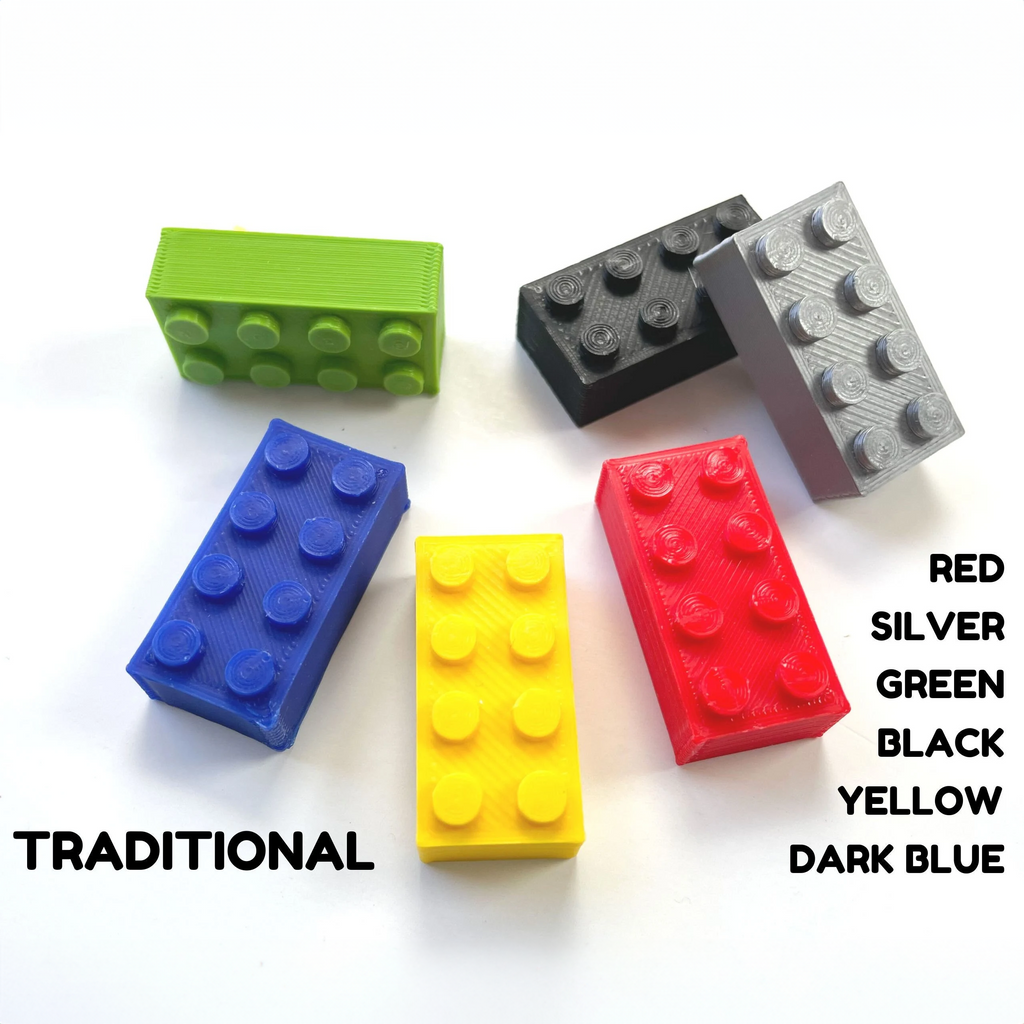 Set of 6 Bricks for Cake Decoration | Cupcake Topper – Made Happy Gifts