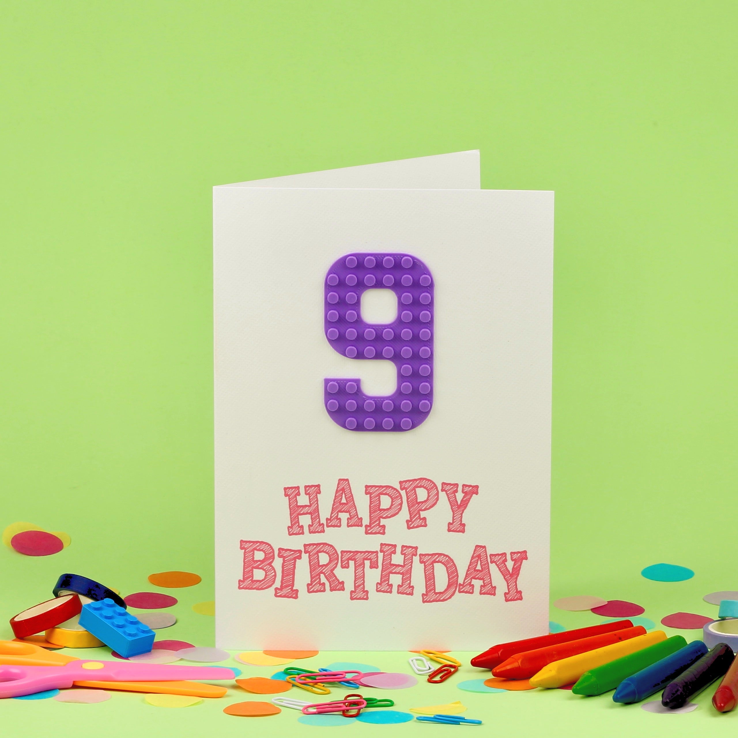 Birthday Card - Pink Scribble – Made Happy Gifts