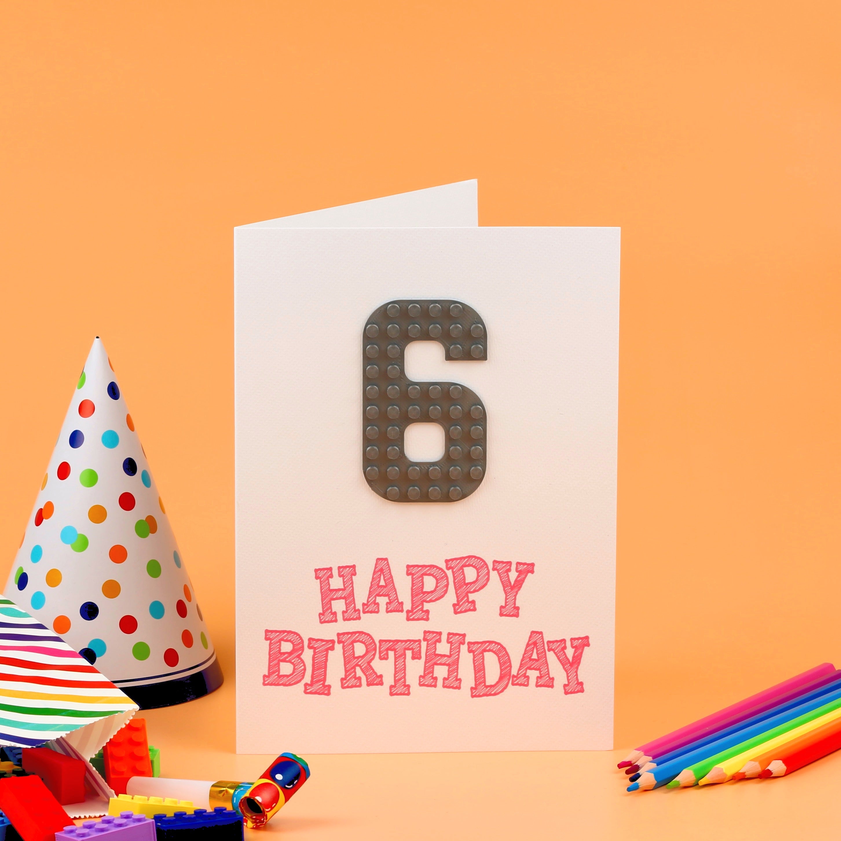 Birthday Card - Pink Scribble – Made Happy Gifts